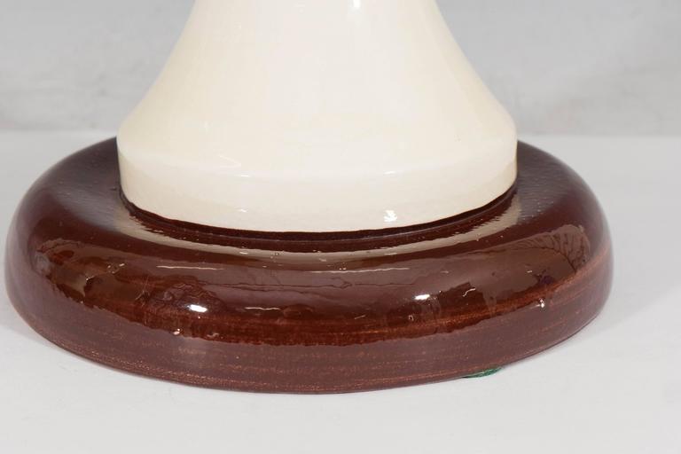 Pair of Stangl Ceramic Hat and Wig Stands at 1stDibs | stangl wig stand