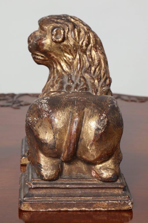 Sculpture of Recumbent Lion at 1stDibs