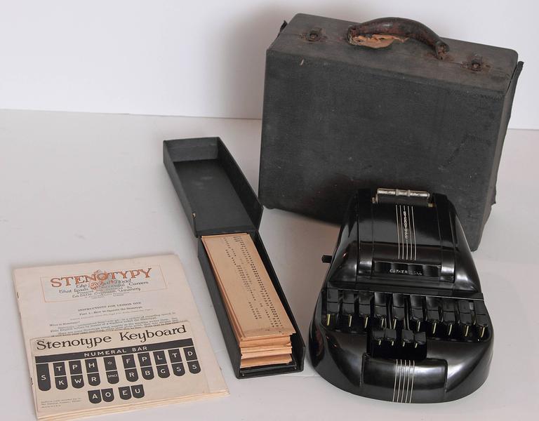 Machine Age Art Deco Streamline 1939 Bakelite Stenography Set, William ...