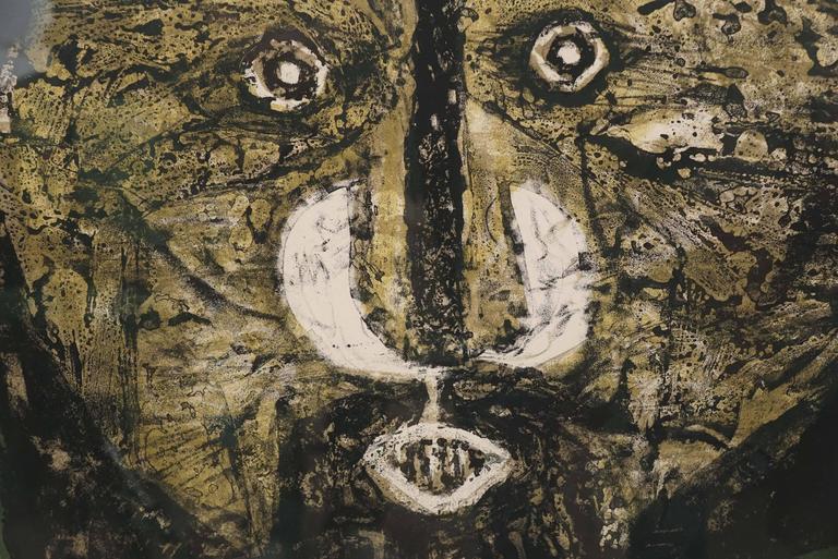 Large Iconic Print by Antoni Clave 1913-2005, Signed and Framed For ...