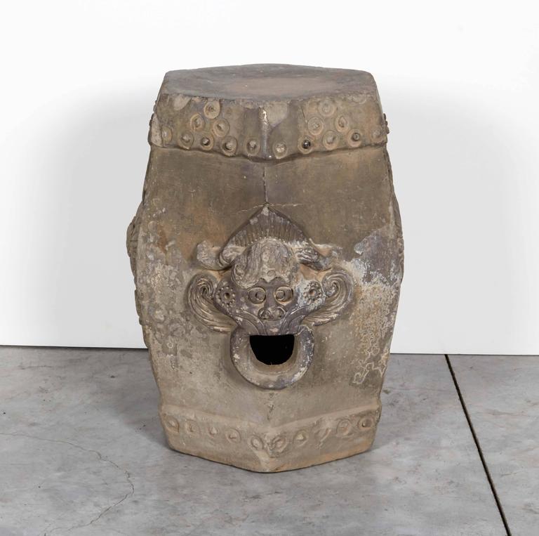 Antique Chinese Clay Garden Stool at 1stDibs | antique chinese garden stool
