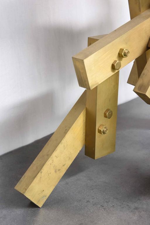 Large and Rare American Abstract Bronze Sculpture, Larry Mohr For Sale ...