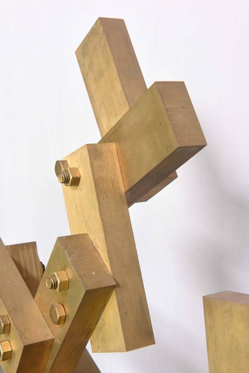 Large and Rare American Abstract Bronze Sculpture, Larry Mohr For Sale ...