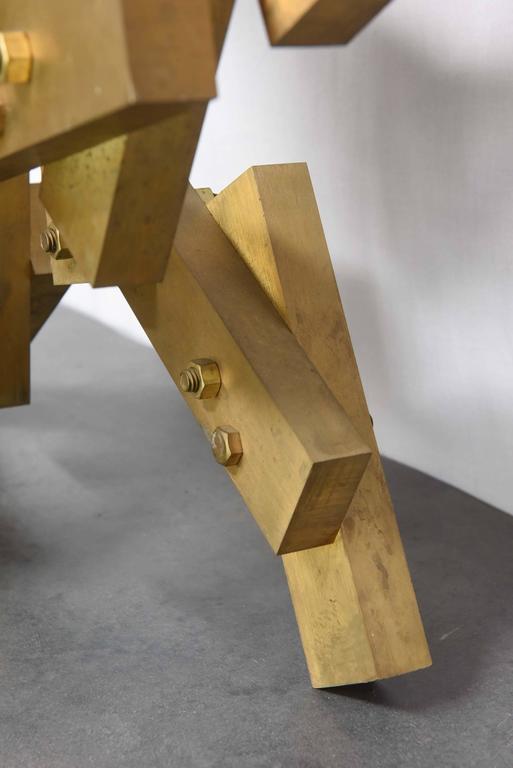 Large and Rare American Abstract Bronze Sculpture, Larry Mohr For Sale ...