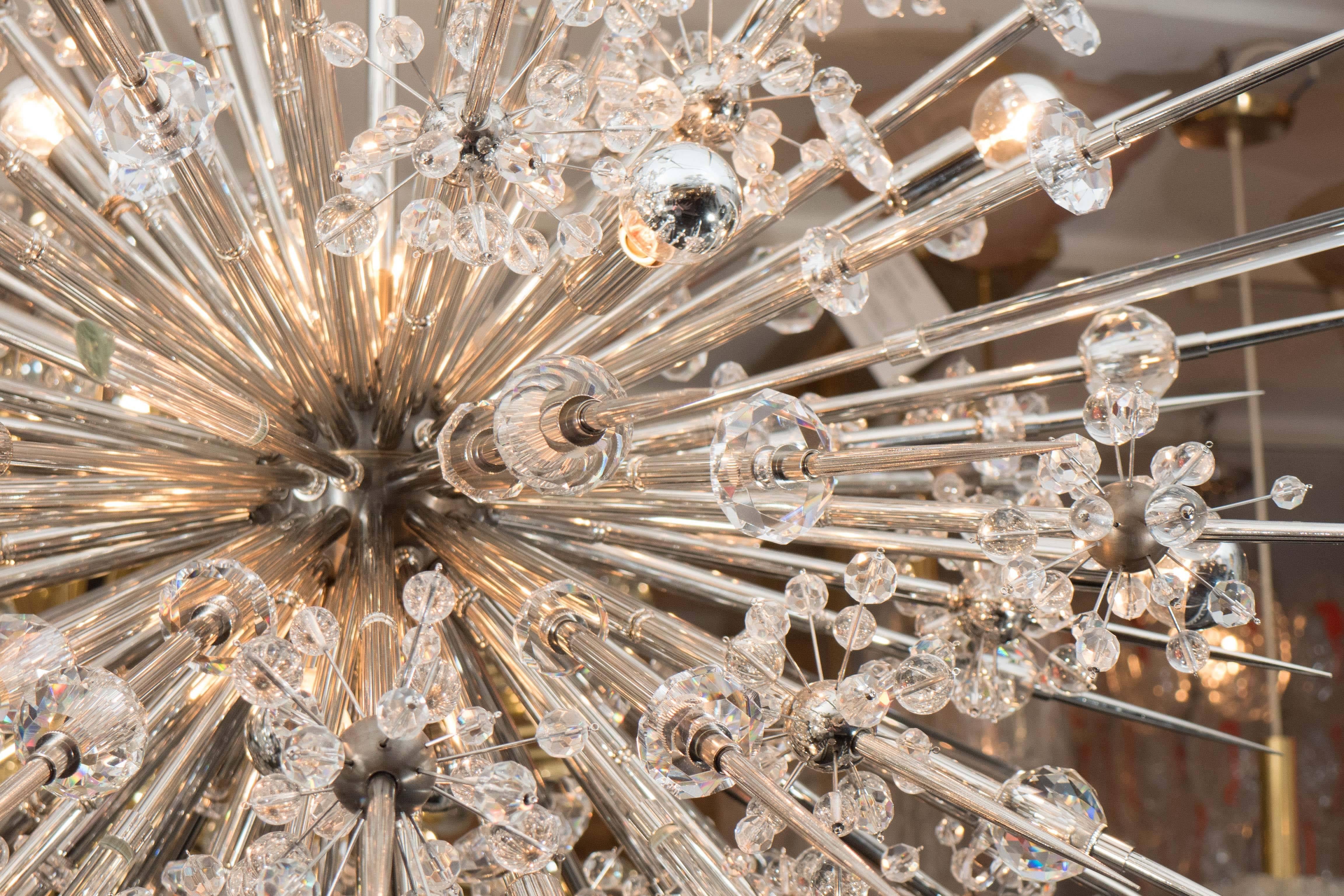 Austrian Crystal Starburst Sputnik Chandelier For Sale at 1stDibs ...