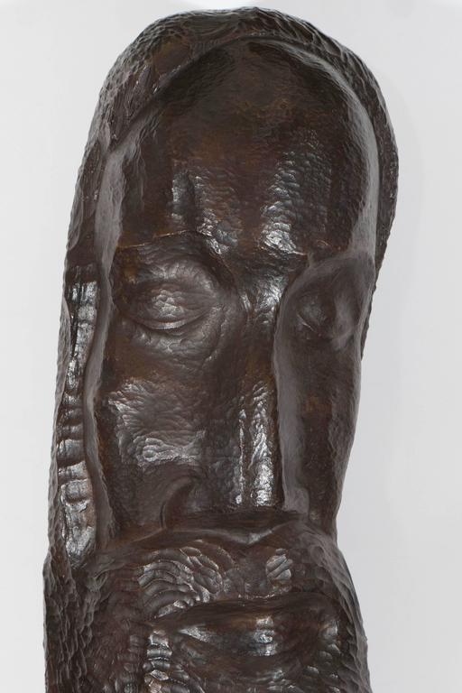Egon Weiner Bronze Sculpture of 'Bearded Man,' Signed at 1stdibs