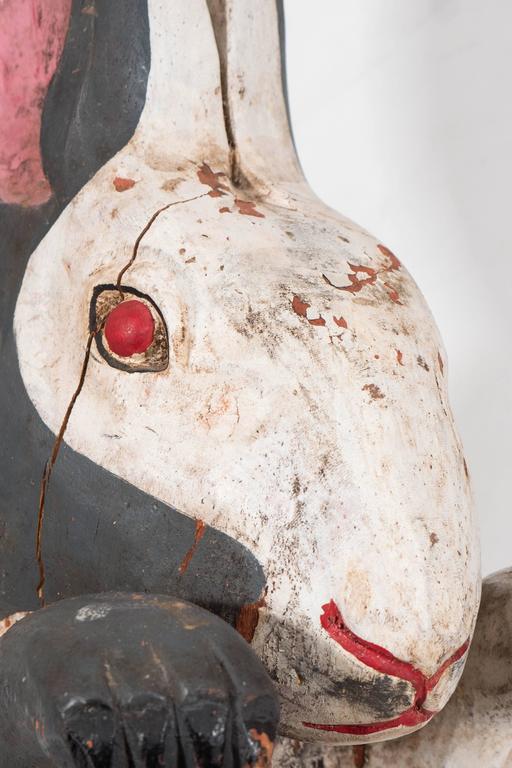 Early 20th Century American Folk Art Rabbit at 1stDibs