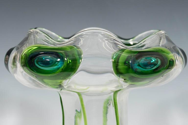 Stuart and Sons 'Peacock Eye Trails' Vase at 1stDibs