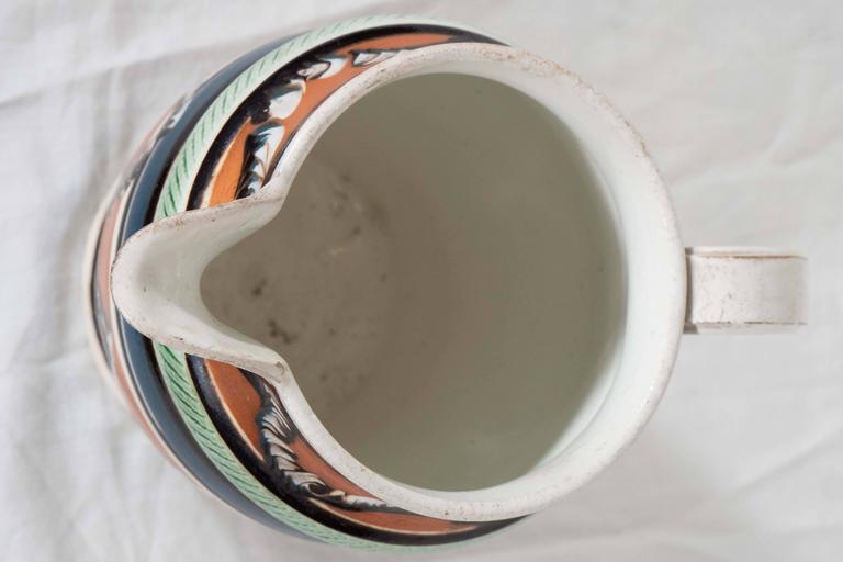 Antique Mocha Ware Jug at 1stDibs