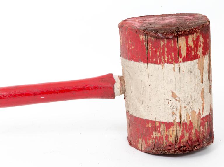 Vintage Carnival Circus Strong Man's Mallet at 1stDibs