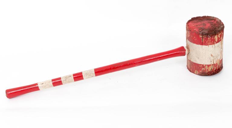 Vintage Carnival Circus Strong Man's Mallet at 1stDibs