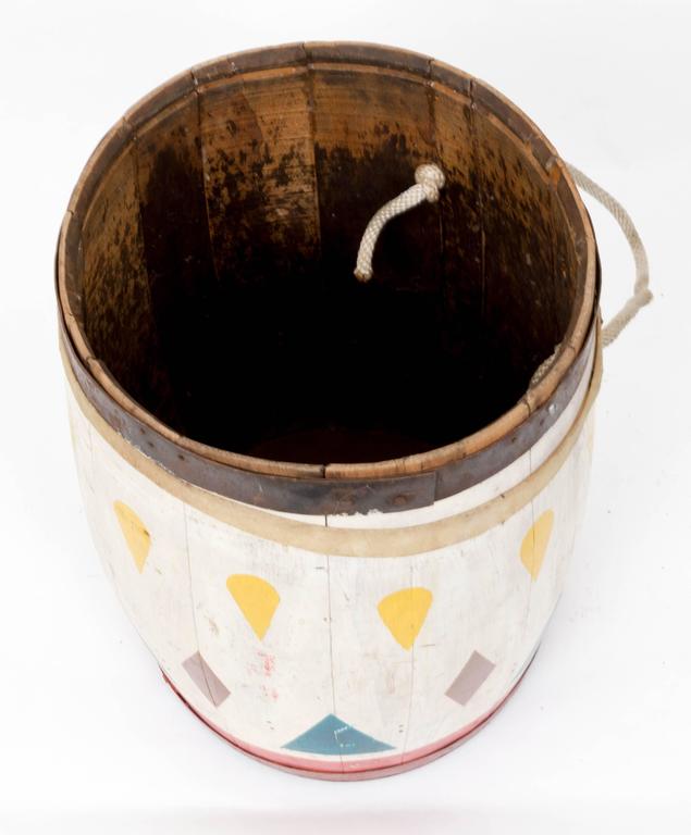 Rare Vintage Carnival Circus Clown Bucket, Cony Island at 1stDibs