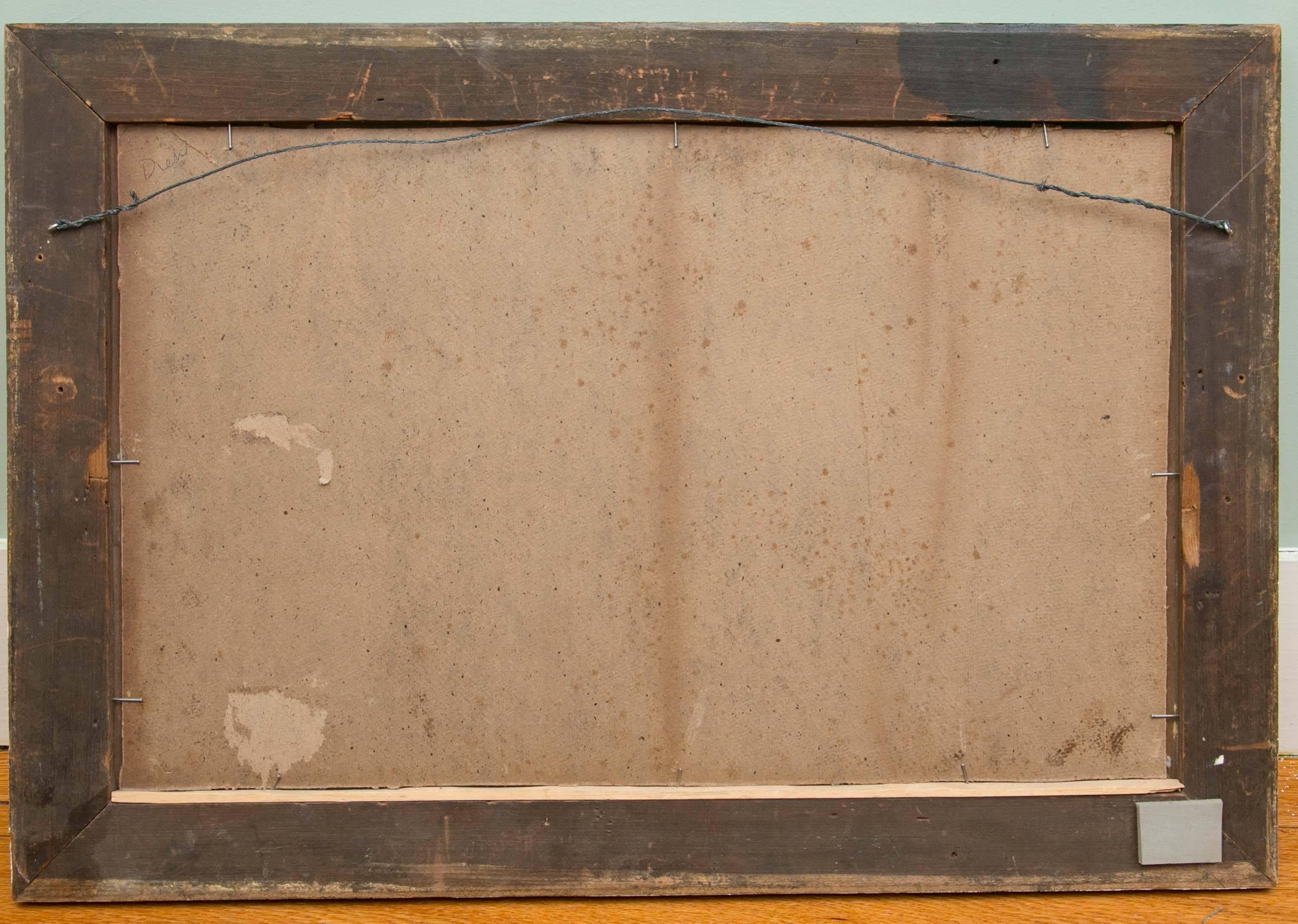 19th Century Oil on Canvas Farm Scene by John O'brien Inman at 1stDibs ...