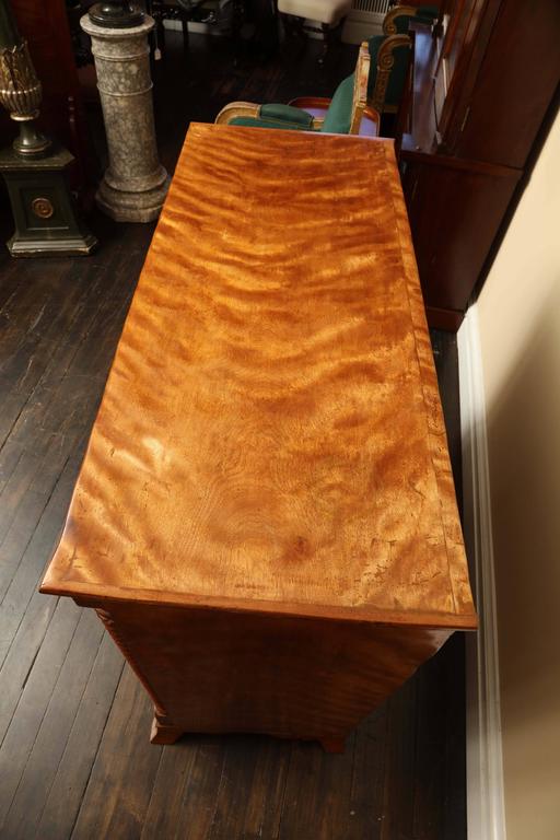 Pair of English Regency Satin Birch Chests at 1stDibs