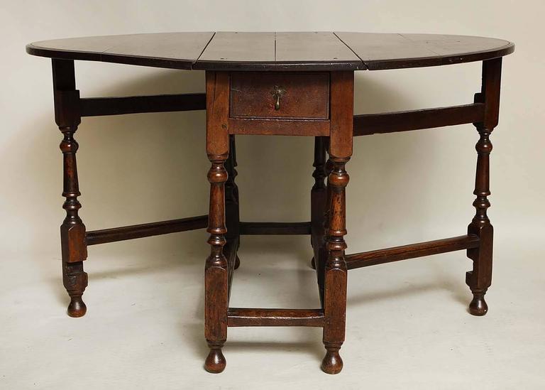 English Oak Gateleg Table at 1stDibs | antique gate leg table, gateleg ...