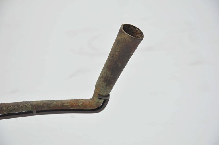 17th Century Rare Southeast Asian Medieval Tobacco Pipe For Sale at 1stDibs