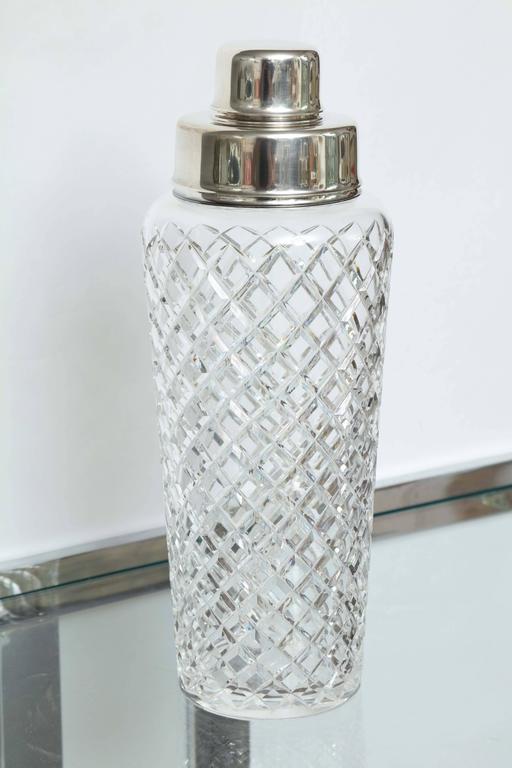 Tiffany and Co Sterling Silver and Crystal Cocktail Shaker at 1stDibs ...