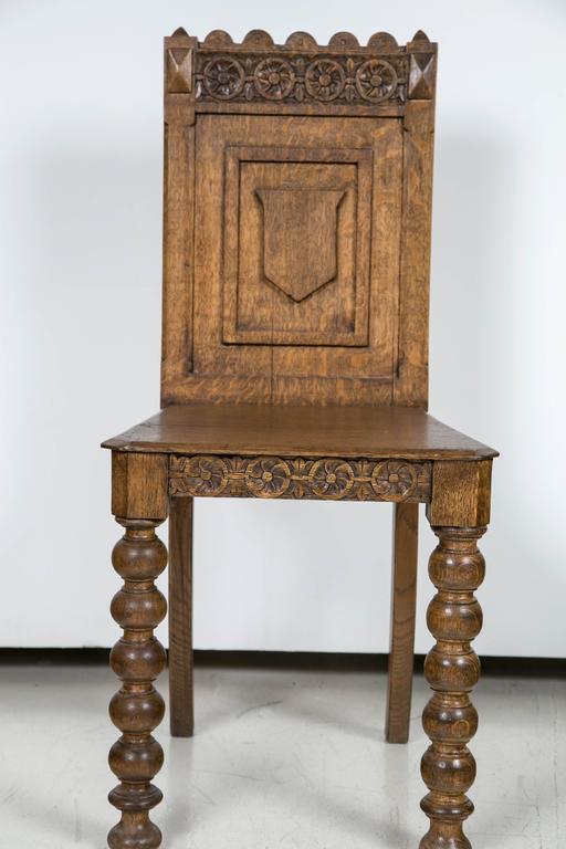 Antique Germanic Hall Chair at 1stDibs