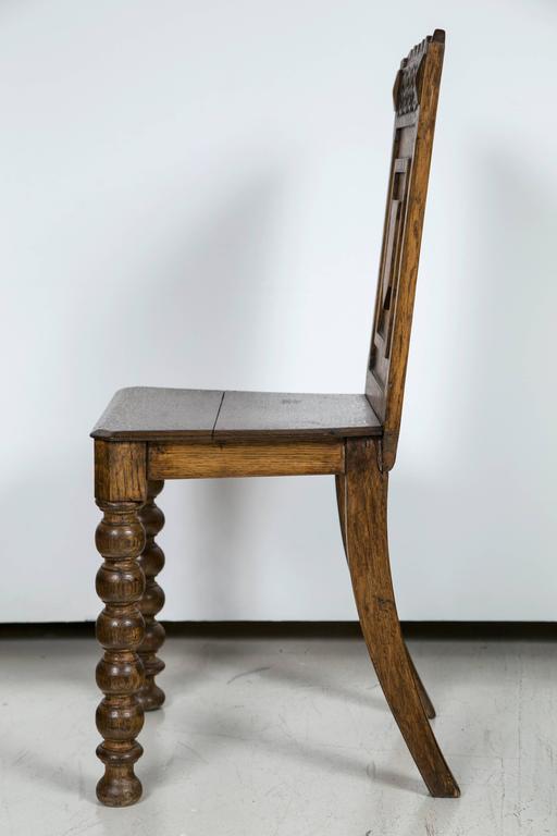 Antique Germanic Hall Chair at 1stDibs