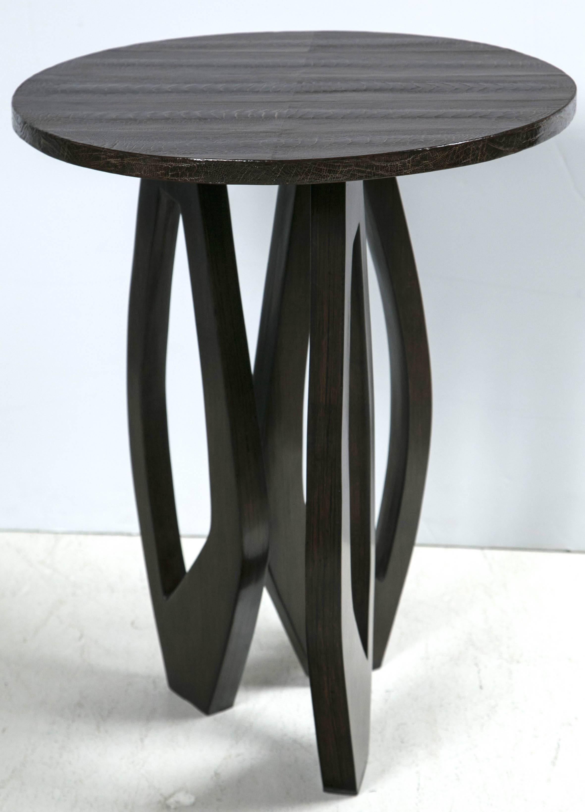 Pair of R and Y Augousti Alligator Side Tables at 1stDibs