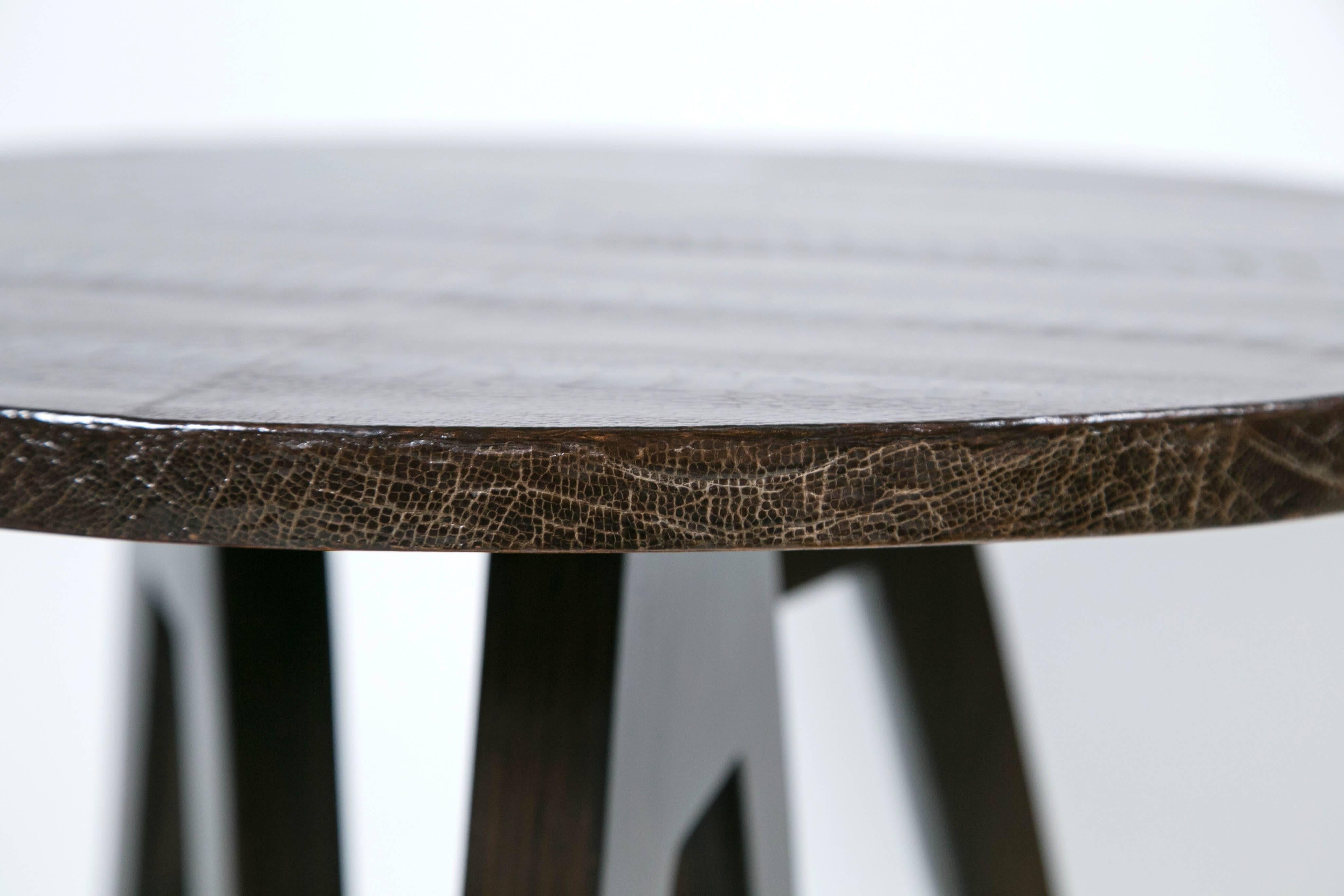 Pair of R and Y Augousti Alligator Side Tables at 1stDibs