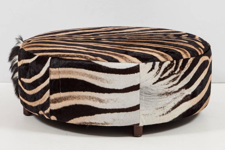 Ottoman, Zebra at 1stdibs