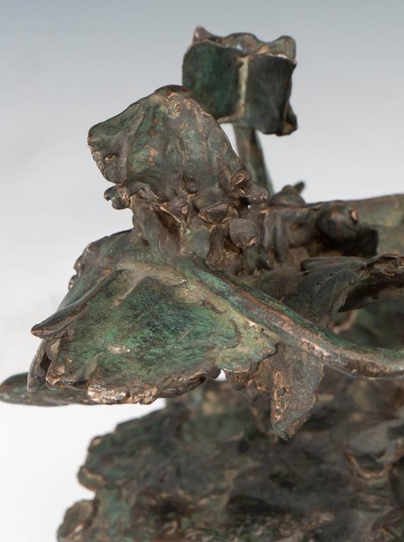 Bronze Sculpture Titled 'Reading' by George Koras at 1stDibs