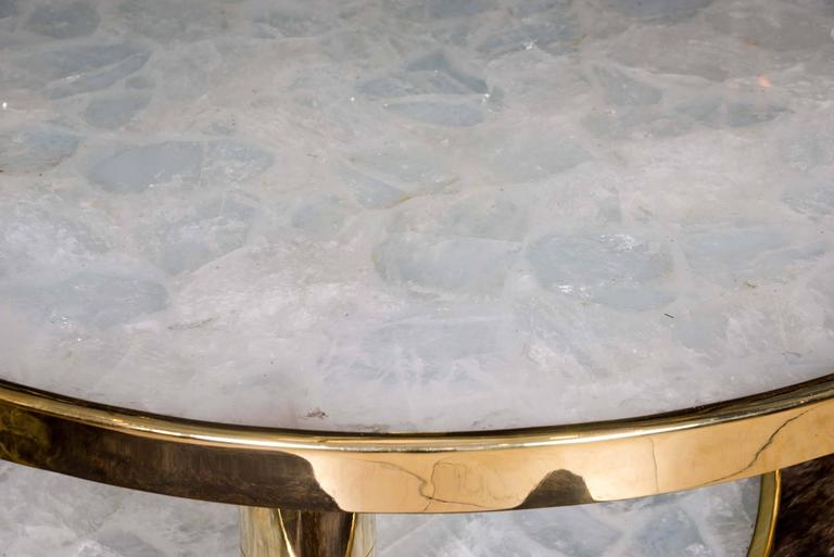 Two-Tier Rock Crystal Low Table For Sale at 1stDibs | crystal tables ...