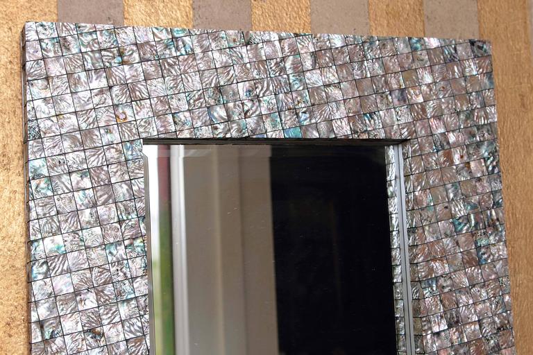 Abalone Shell Mirror at 1stDibs