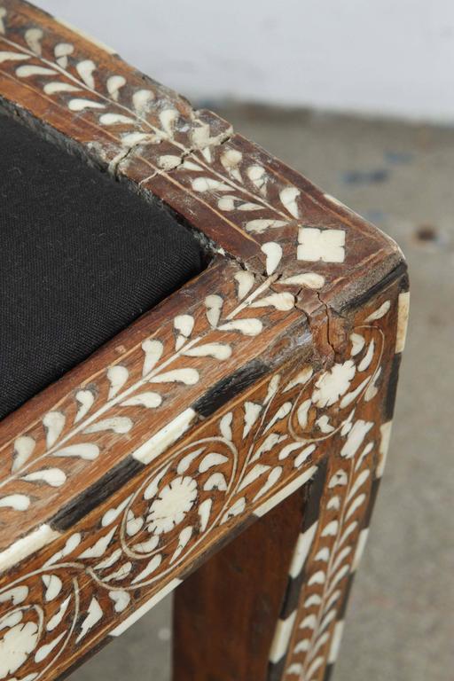 19th Century Anglo-Indian Bone Inlay Side Chair at 1stDibs