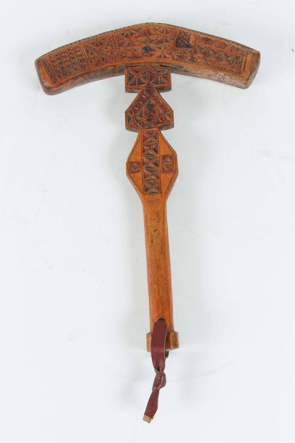 Moroccan Tribal Berber Wooden Sugar Hammer For Sale at 1stdibs