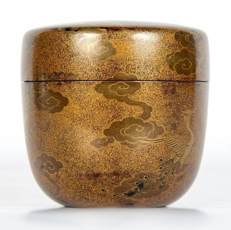 19th Century Japanese Lacquer Natsume Tea Box at 1stDibs