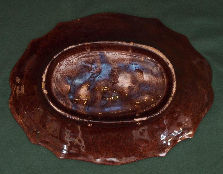 Portuguese Palissy Style Platter For Sale at 1stDibs