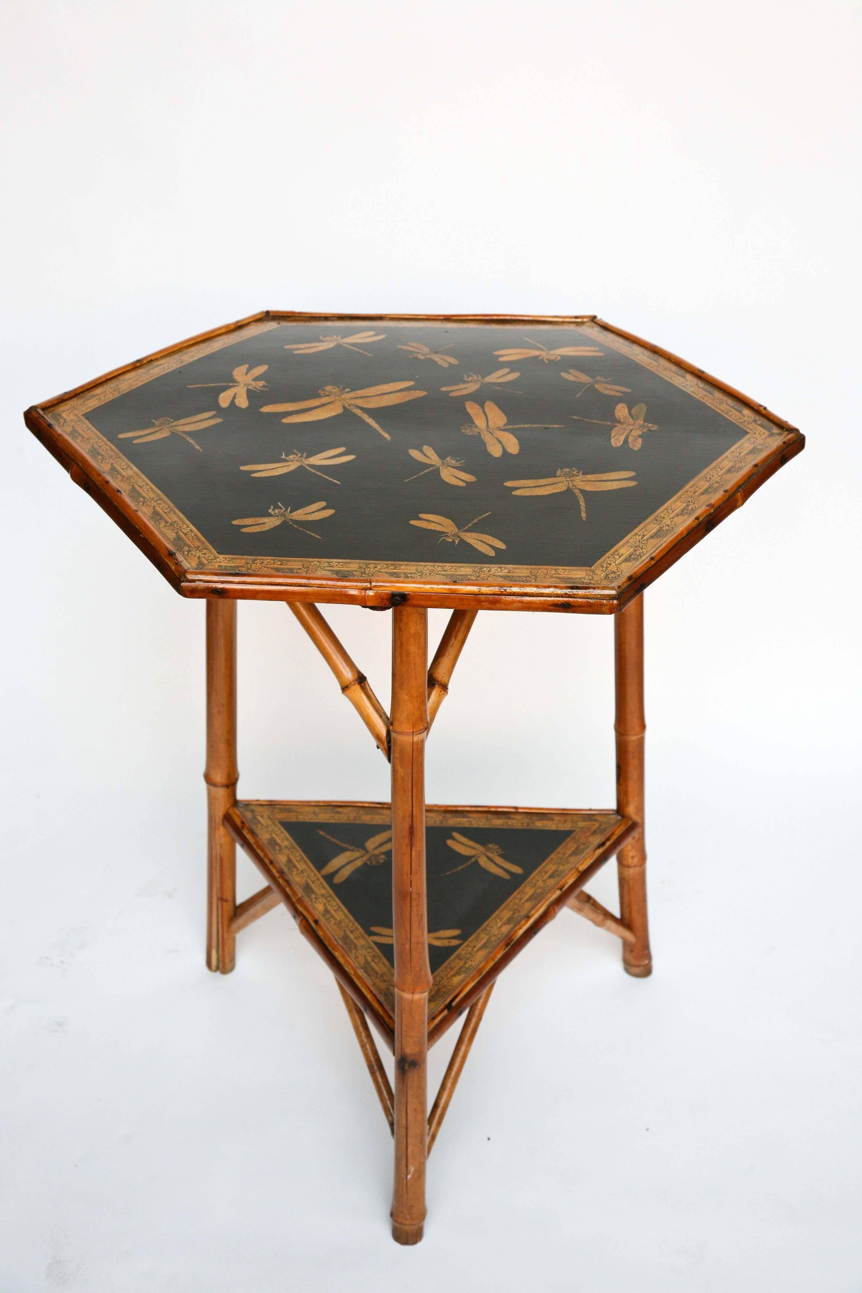 Whimsical Bamboo "Dragonfly" Table at 1stDibs