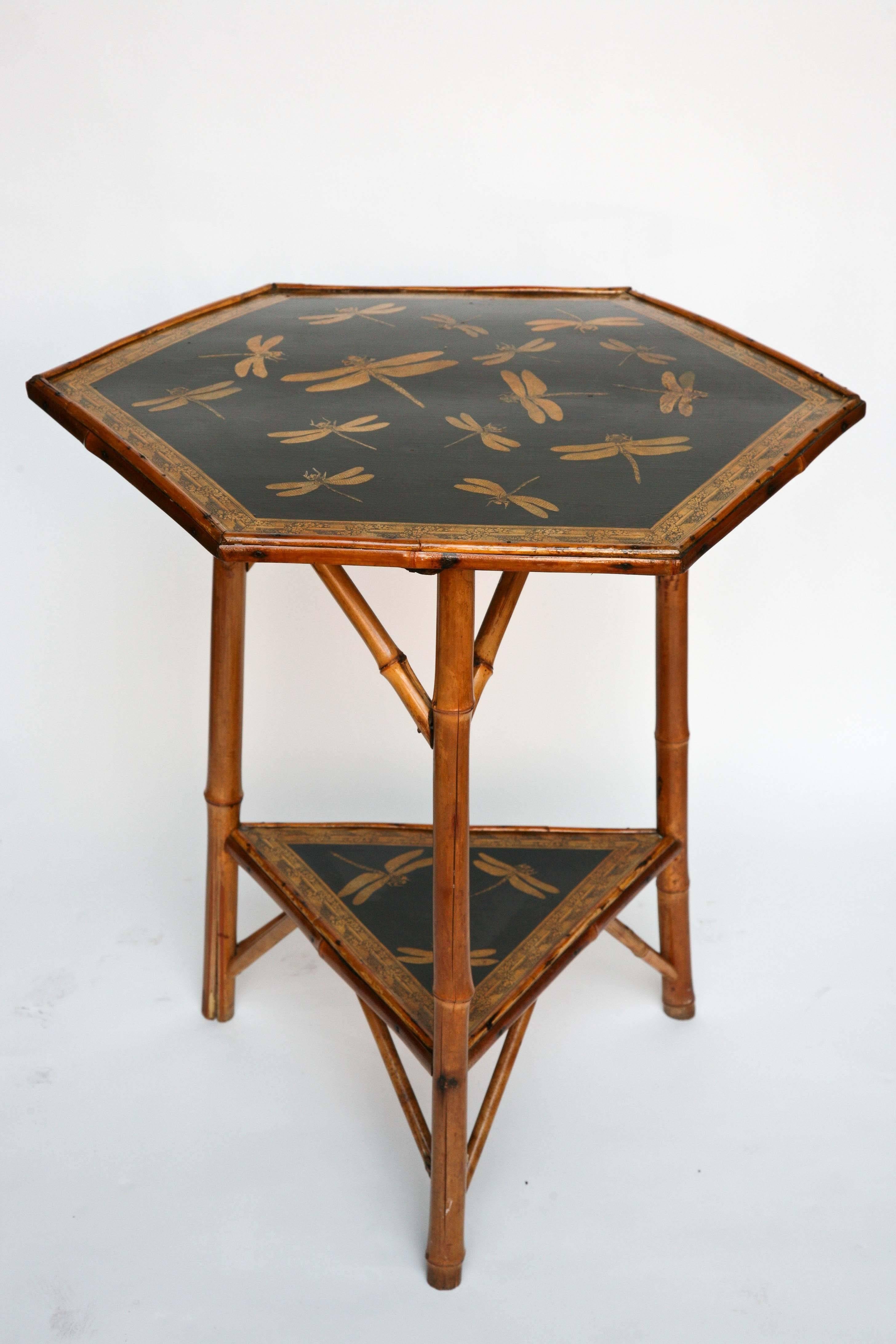 Whimsical Bamboo "Dragonfly" Table at 1stDibs