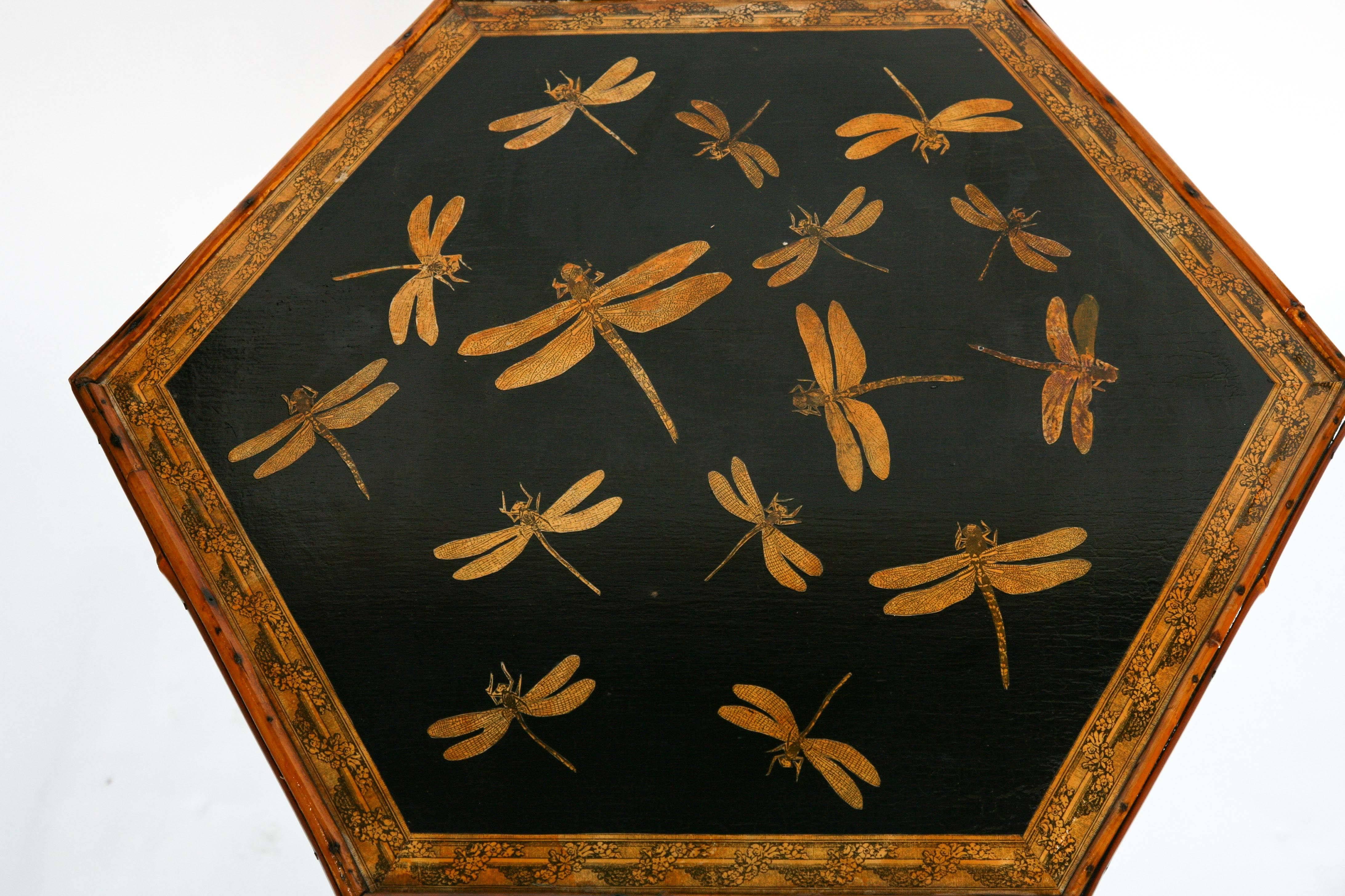 Whimsical Bamboo "Dragonfly" Table at 1stDibs