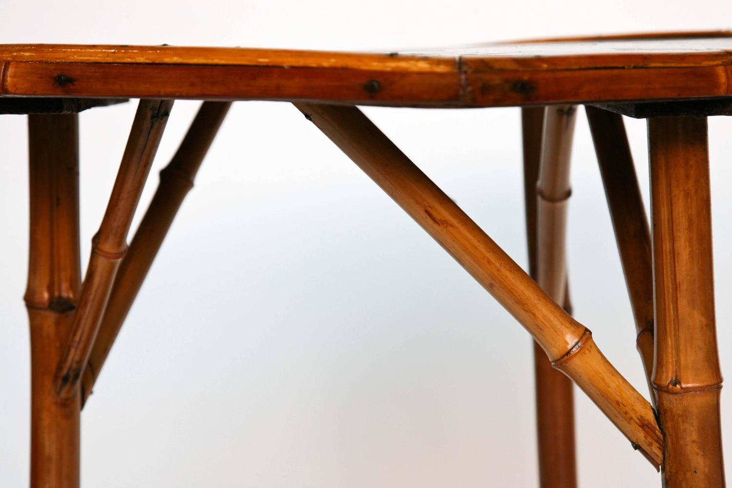 Whimsical Bamboo "Dragonfly" Table at 1stdibs