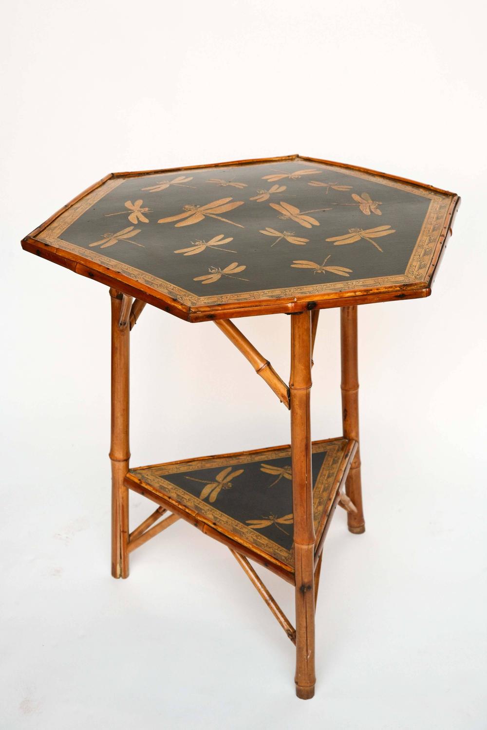 Whimsical Bamboo "Dragonfly" Table at 1stdibs