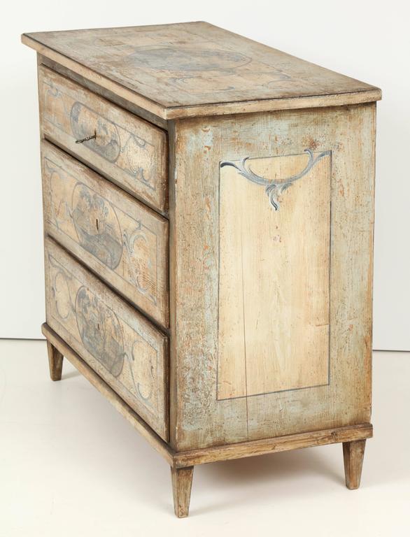 Painted Italian Commode at 1stDibs