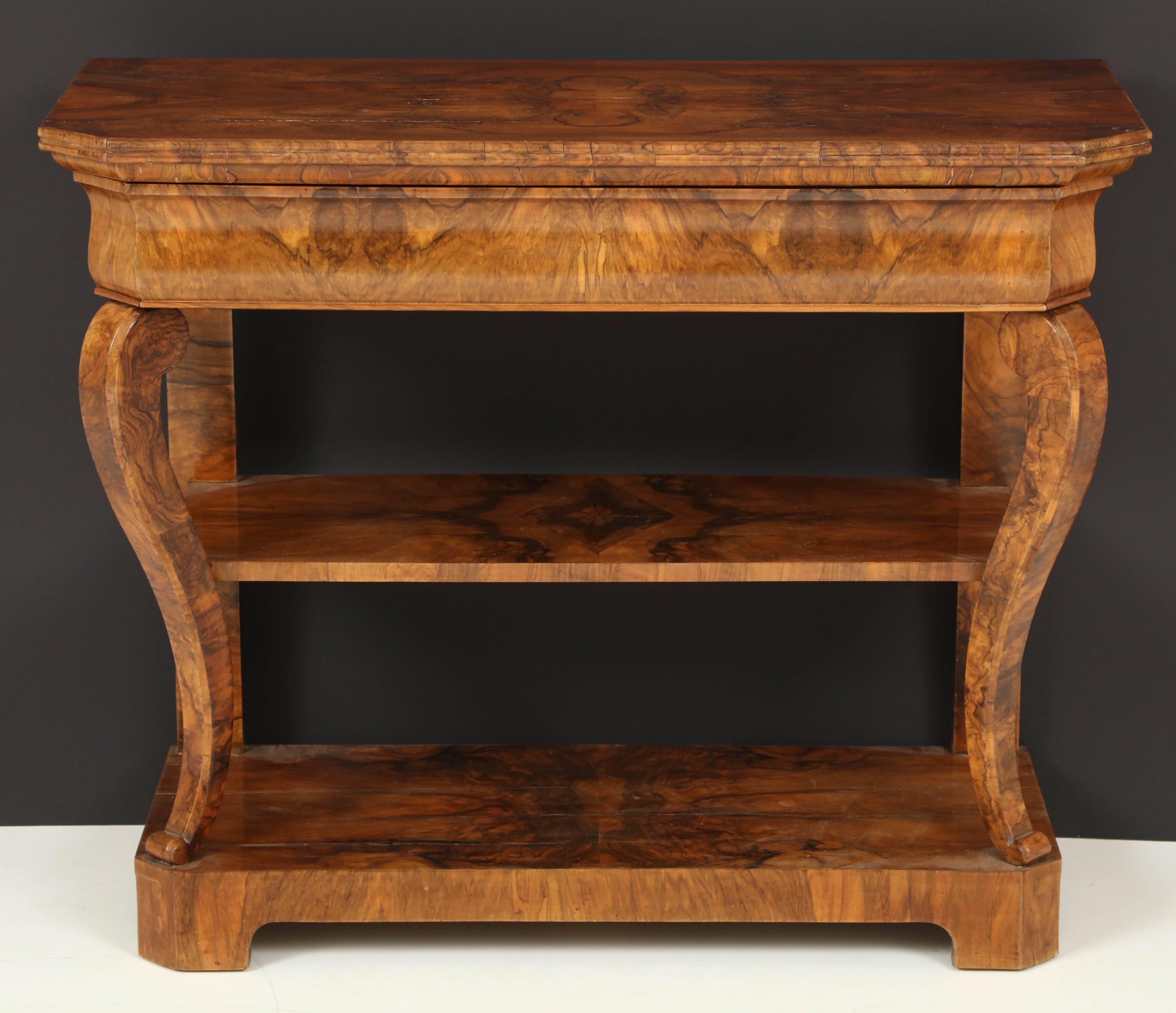 Biedermeier Console Table at 1stDibs | mirrored console table