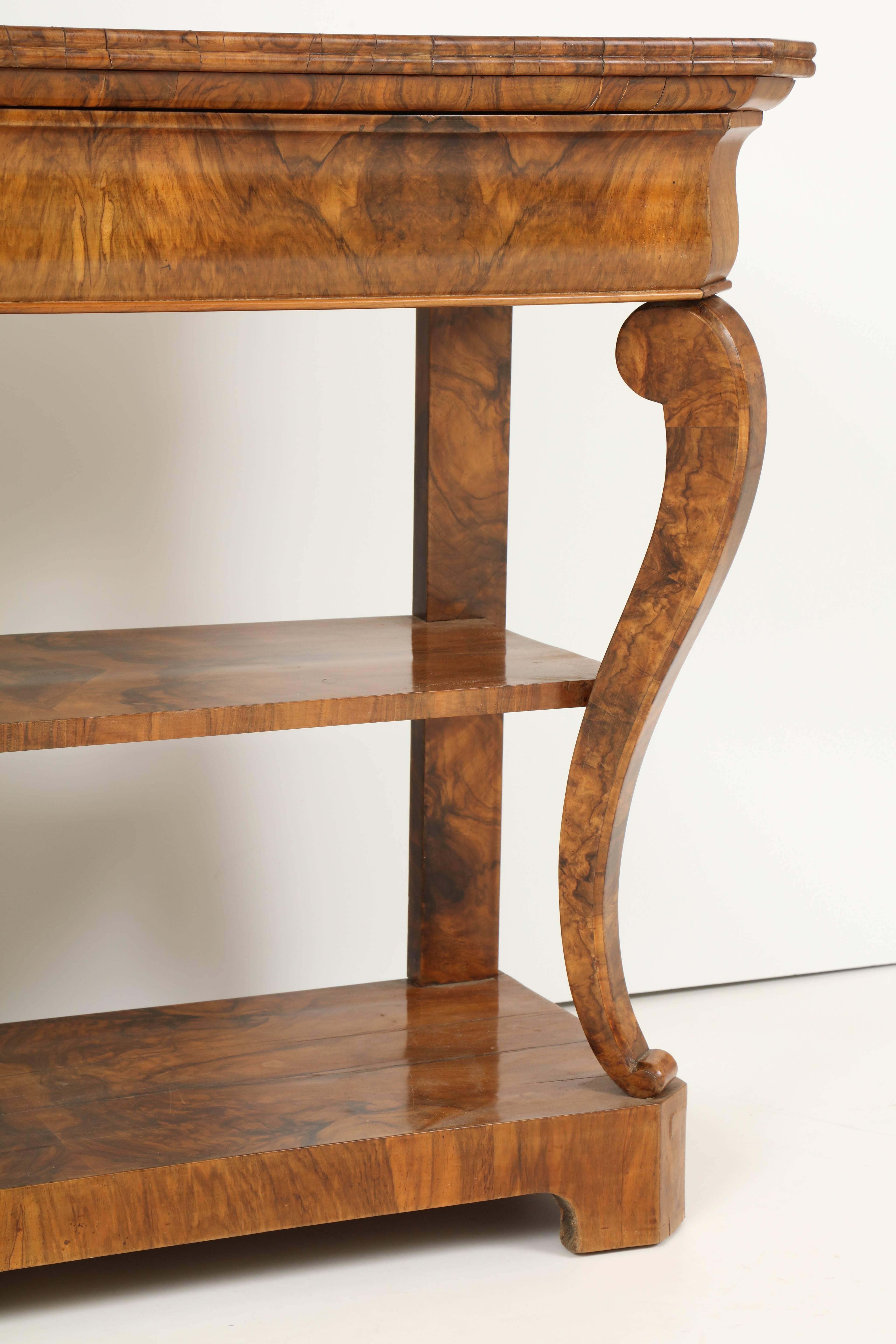 Biedermeier Console Table at 1stDibs | mirrored console table
