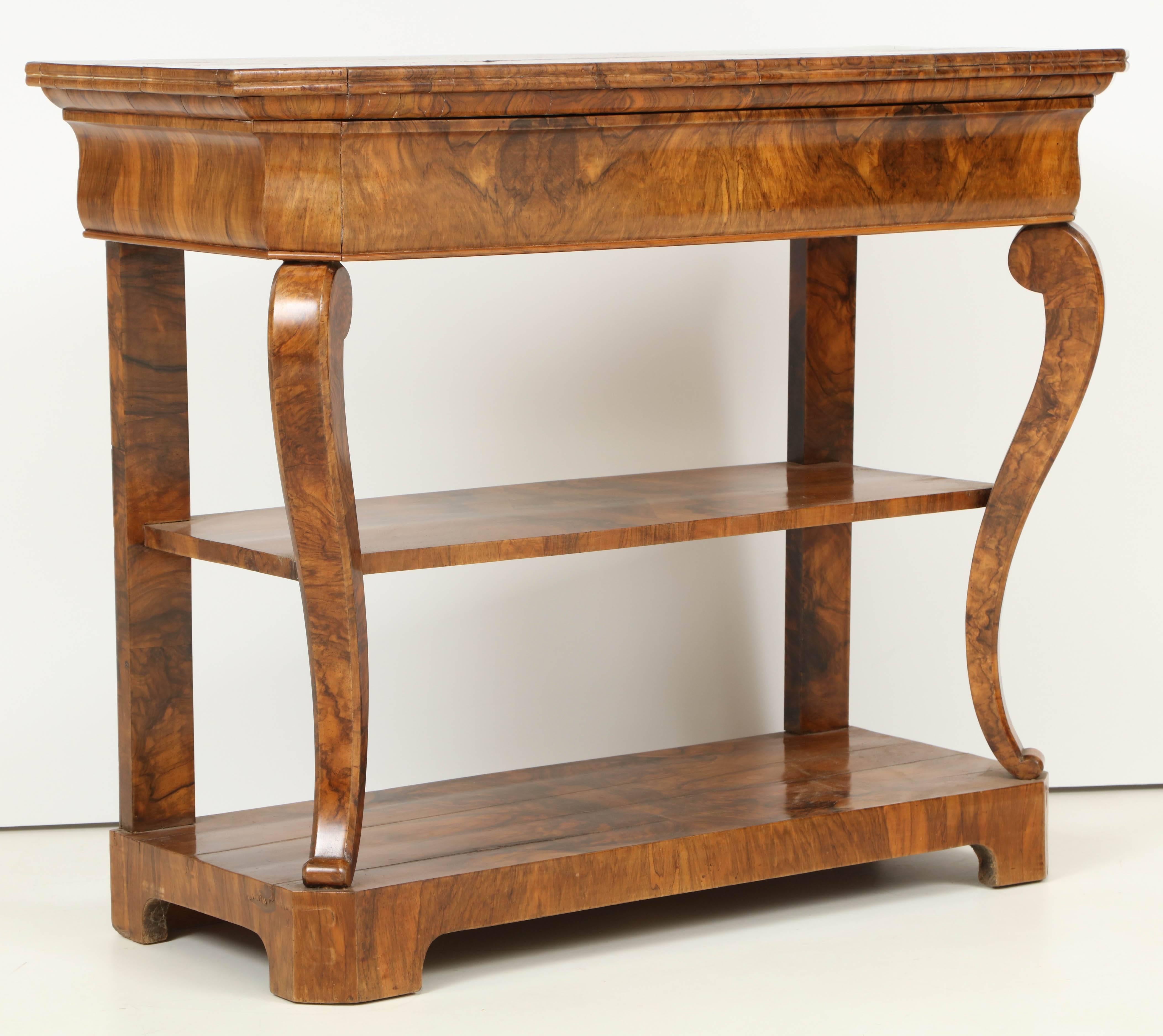 Biedermeier Console Table at 1stDibs | mirrored console table