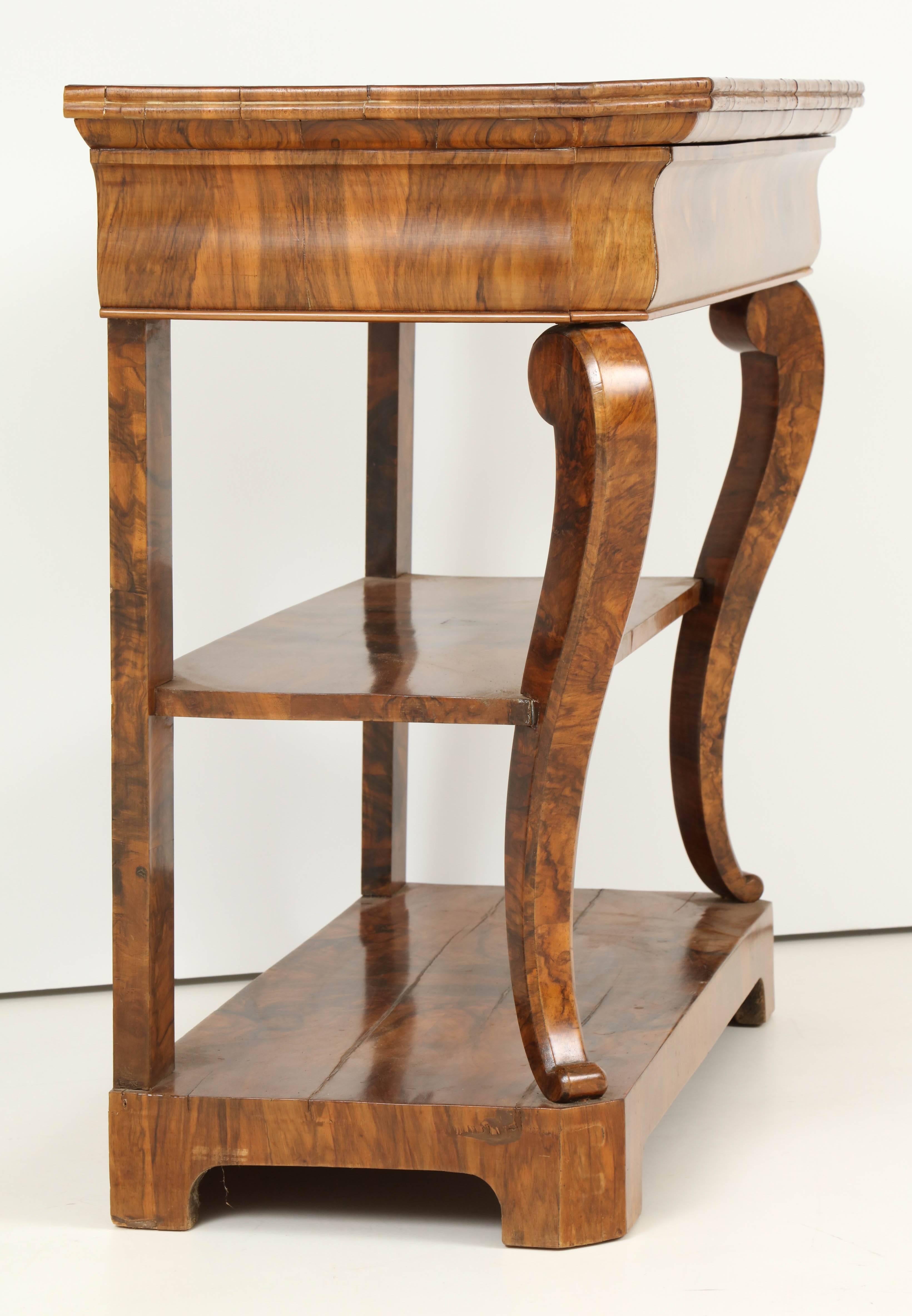 Biedermeier Console Table at 1stDibs | mirrored console table