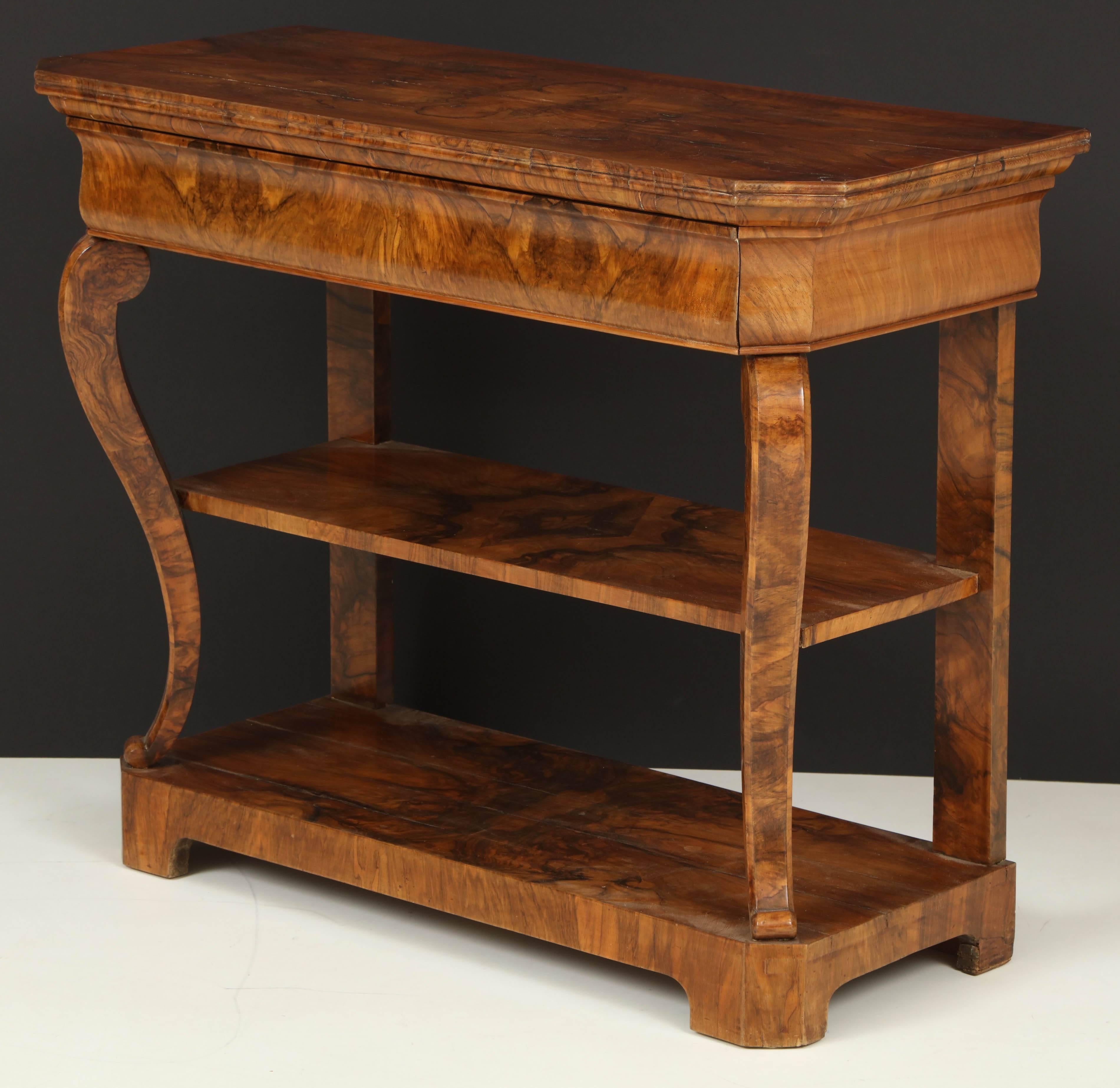 Biedermeier Console Table at 1stDibs | mirrored console table