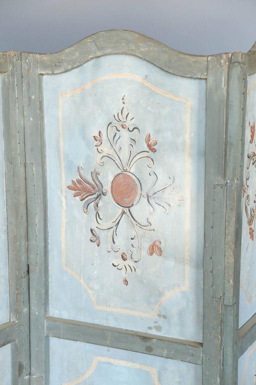 Antique 18th Century Hand-Painted French Screen at 1stDibs