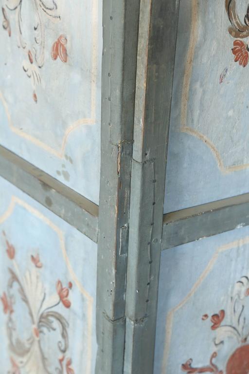 Antique 18th Century Hand-Painted French Screen at 1stDibs