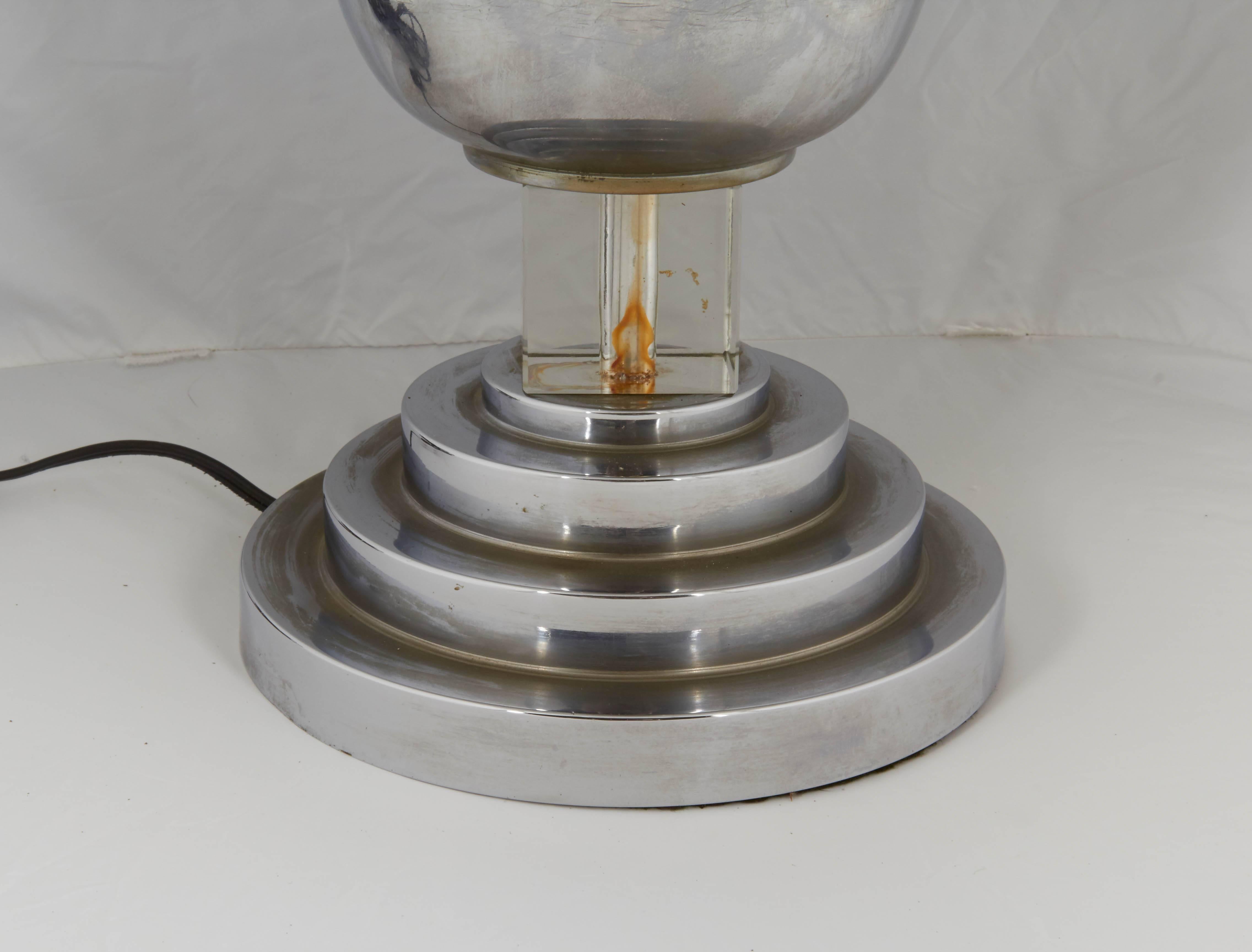 Pair of French Art Deco Table Torchieres at 1stDibs