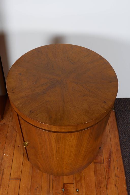 Drexel Cylinder Side Table and Cabinet at 1stDibs | cylinder side table ...