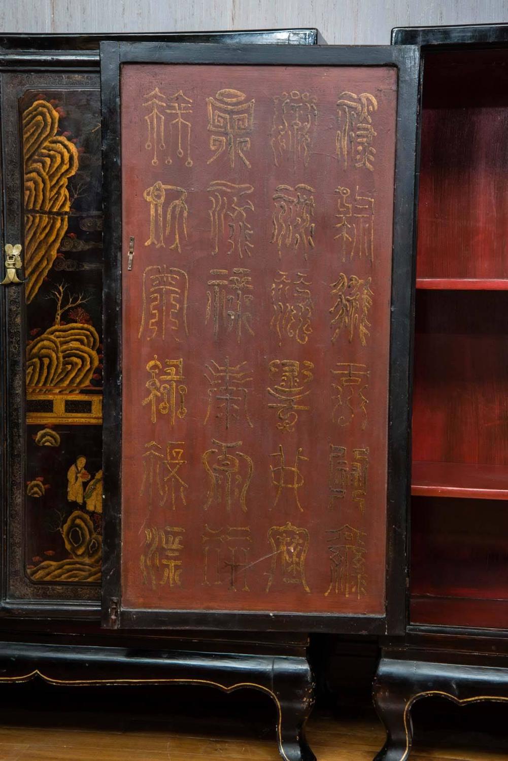 Elegant Pair of Chinese Cabinets For Sale at 1stdibs