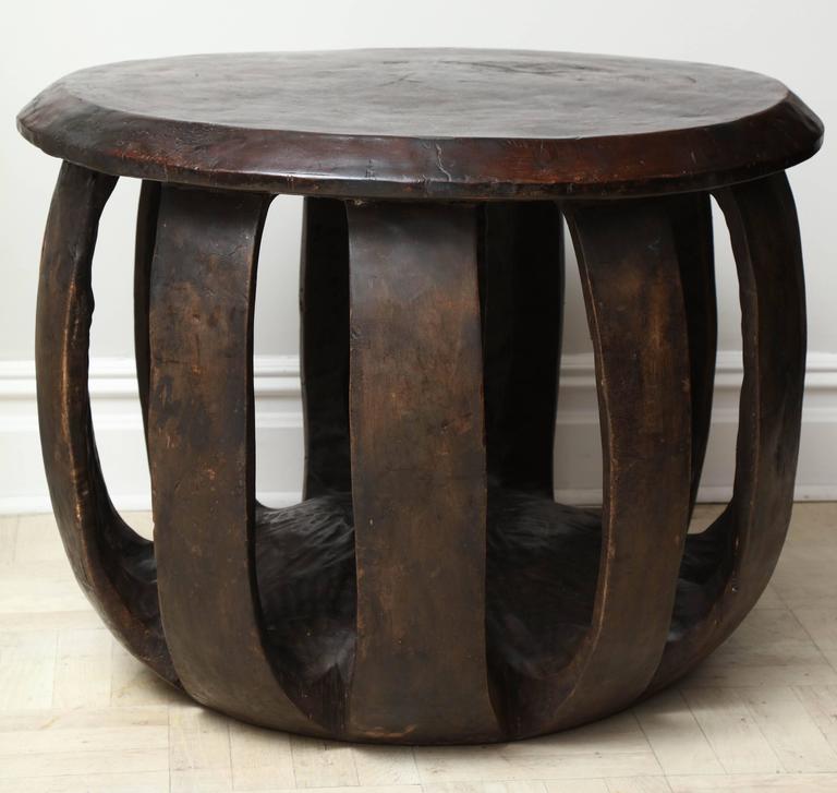 Circular African Table For Sale at 1stDibs | african tables, african ...